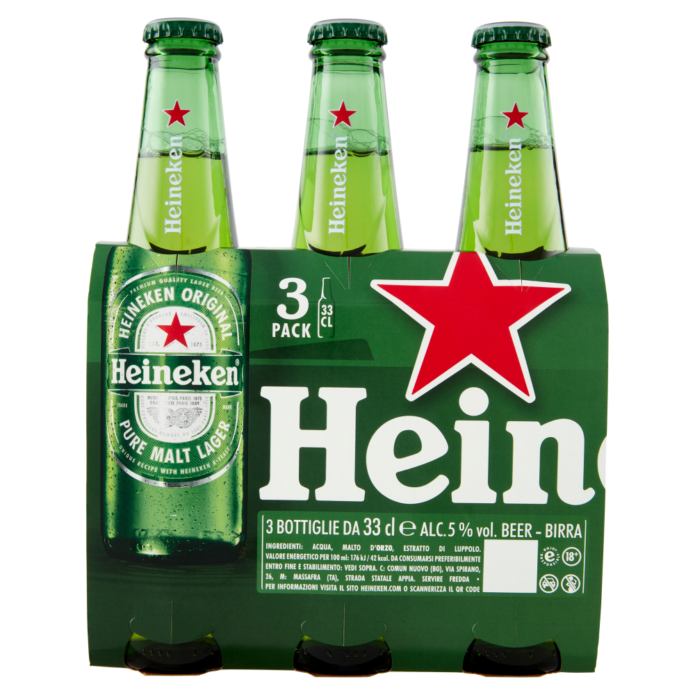 Heineken Original 3 x 33 CL | Carrefour