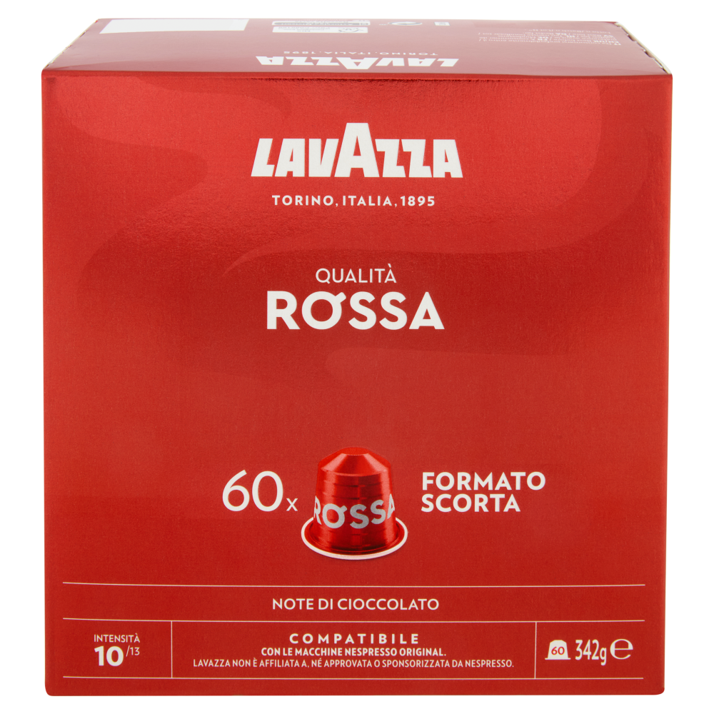 Lavazza Qualità Rossa Compatibile con Nespresso Original 60 Capsule 342 ...
