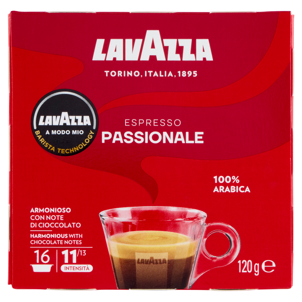 Lavazza A Modo Mio Espresso Passionale 16 Capsule 120 g | Carrefour