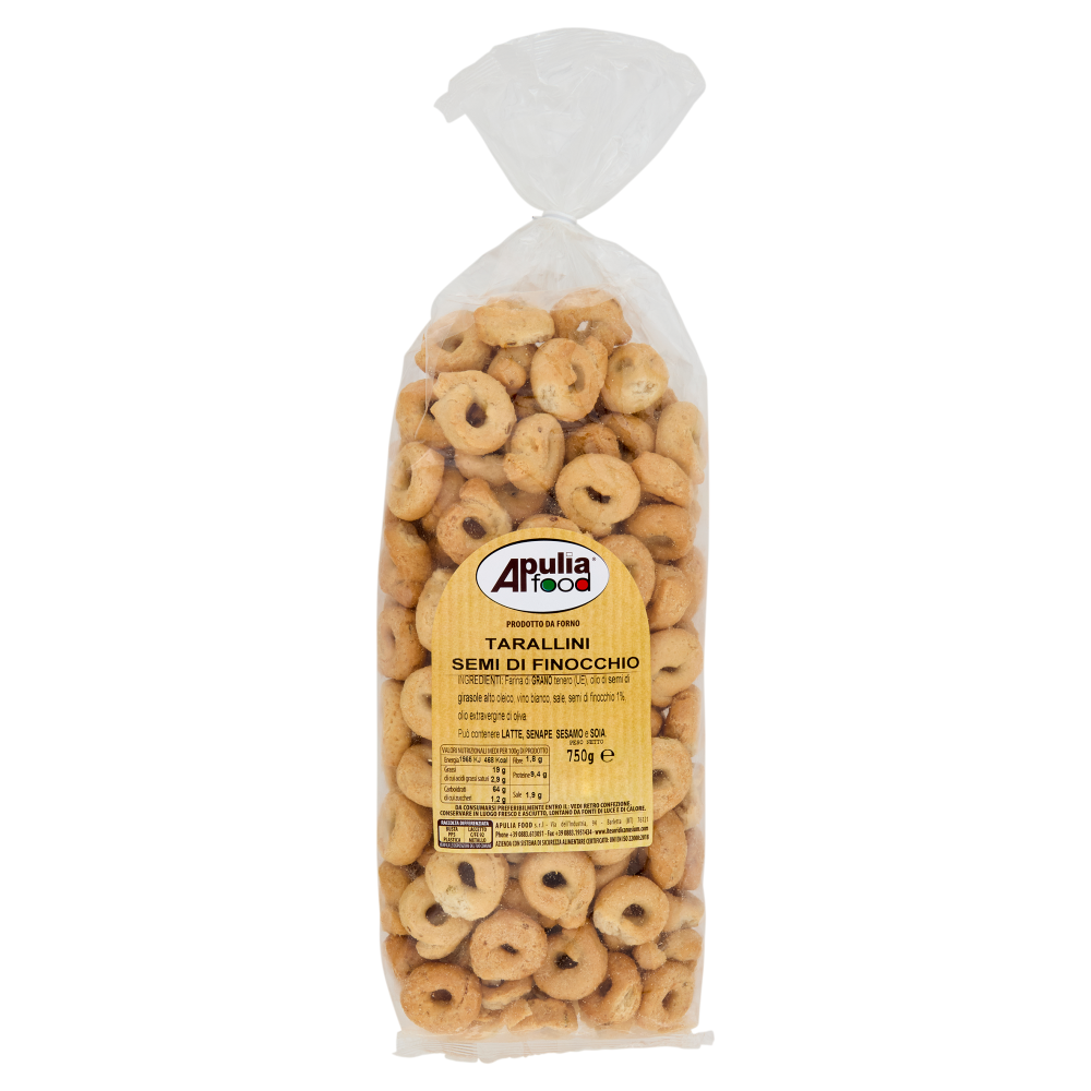 Apulia food Tarallini Semi di Finocchio 750 g | Carrefour