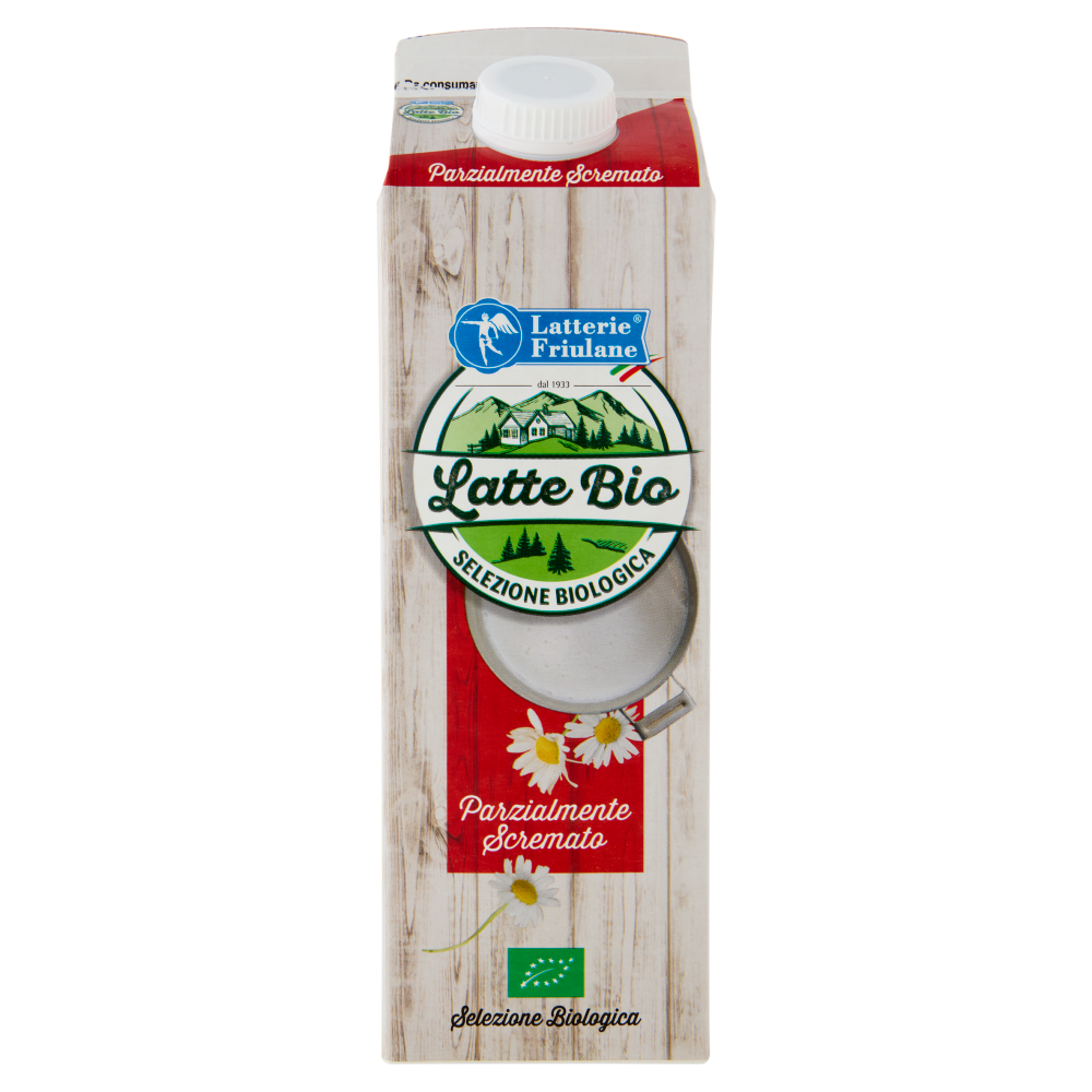 Latterie Friulane Latte Bio Parzialmente Scremato 1000 ml | Carrefour
