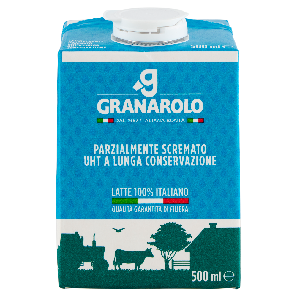 Granarolo Parzialmente Scremato UHT a Lunga Conservazione 500 ml ...