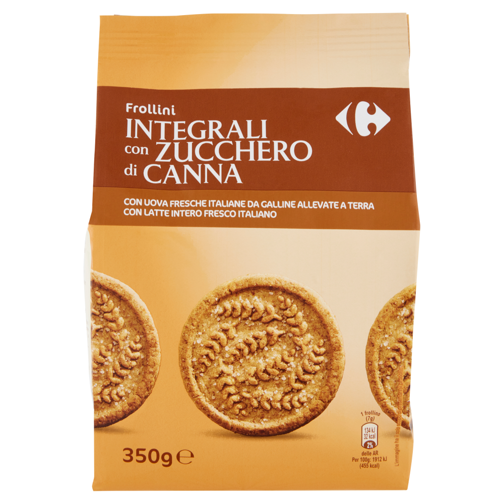 Carrefour Frollini Integrali con Zucchero di Canna 350 g | Carrefour