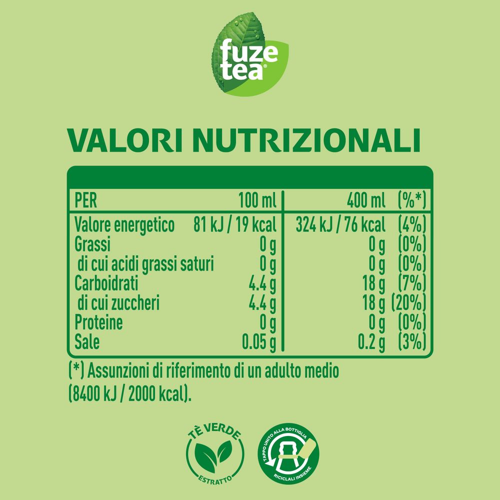 Fuze Tea Mango e Camomilla 6 x 1.25L | Carrefour