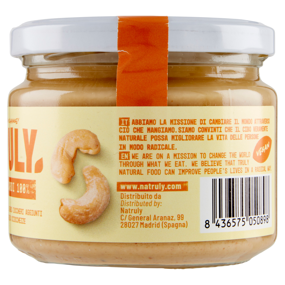 Natruly Crema di Anacardi 100% Biologica 300 g | Carrefour