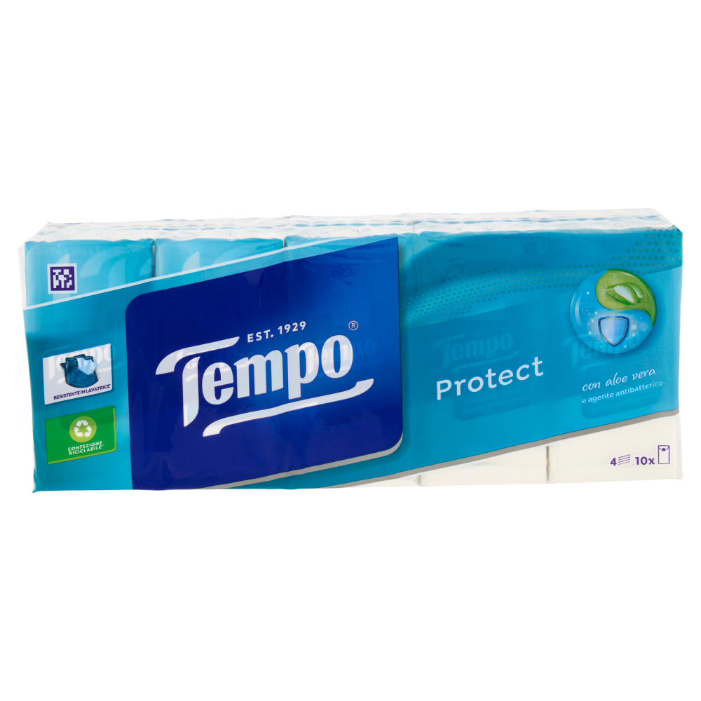 Tempo protect Fazzoletti 4 veli 10 pz | Carrefour