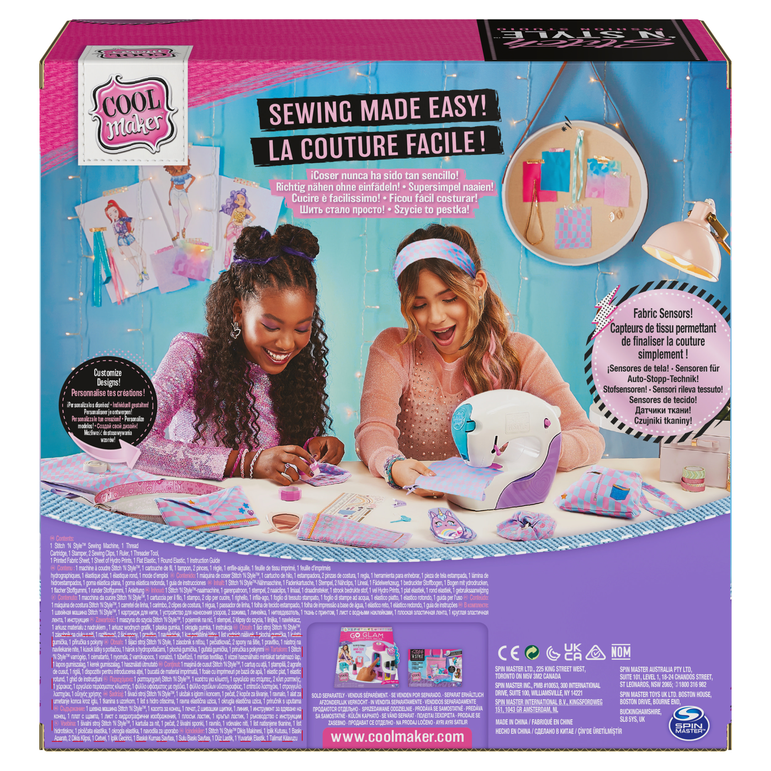 Cool Maker Stitch 'N Style Fashion Studio , Macchina da Cucire per bambini e bambine , Filo da ...