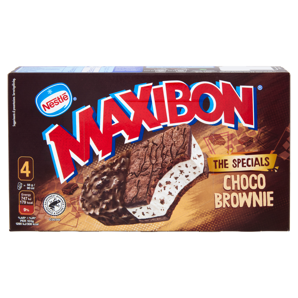 NESTLÉ Maxibon Choco Brownie 4 x 58 g | Carrefour