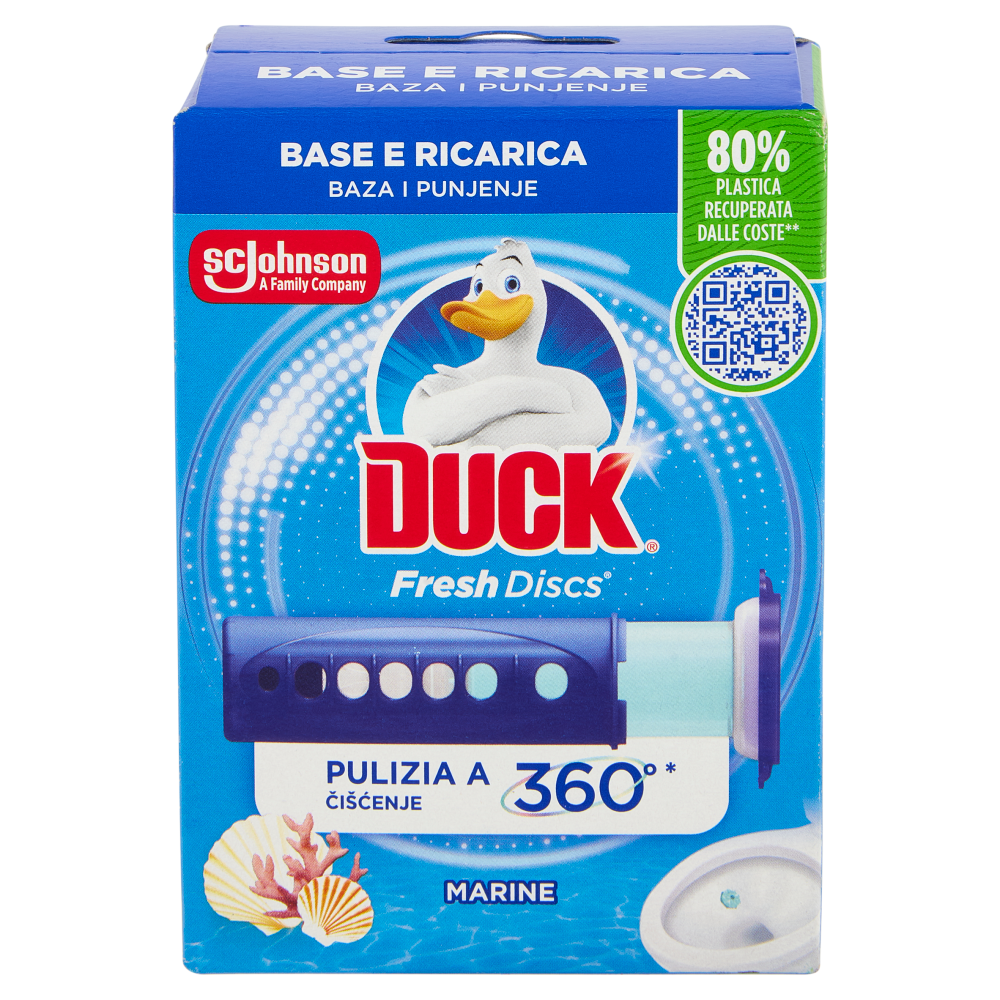 Duck Fresh Discs - Base per Dischi Gel Igienizzanti WC, Fragranza ...