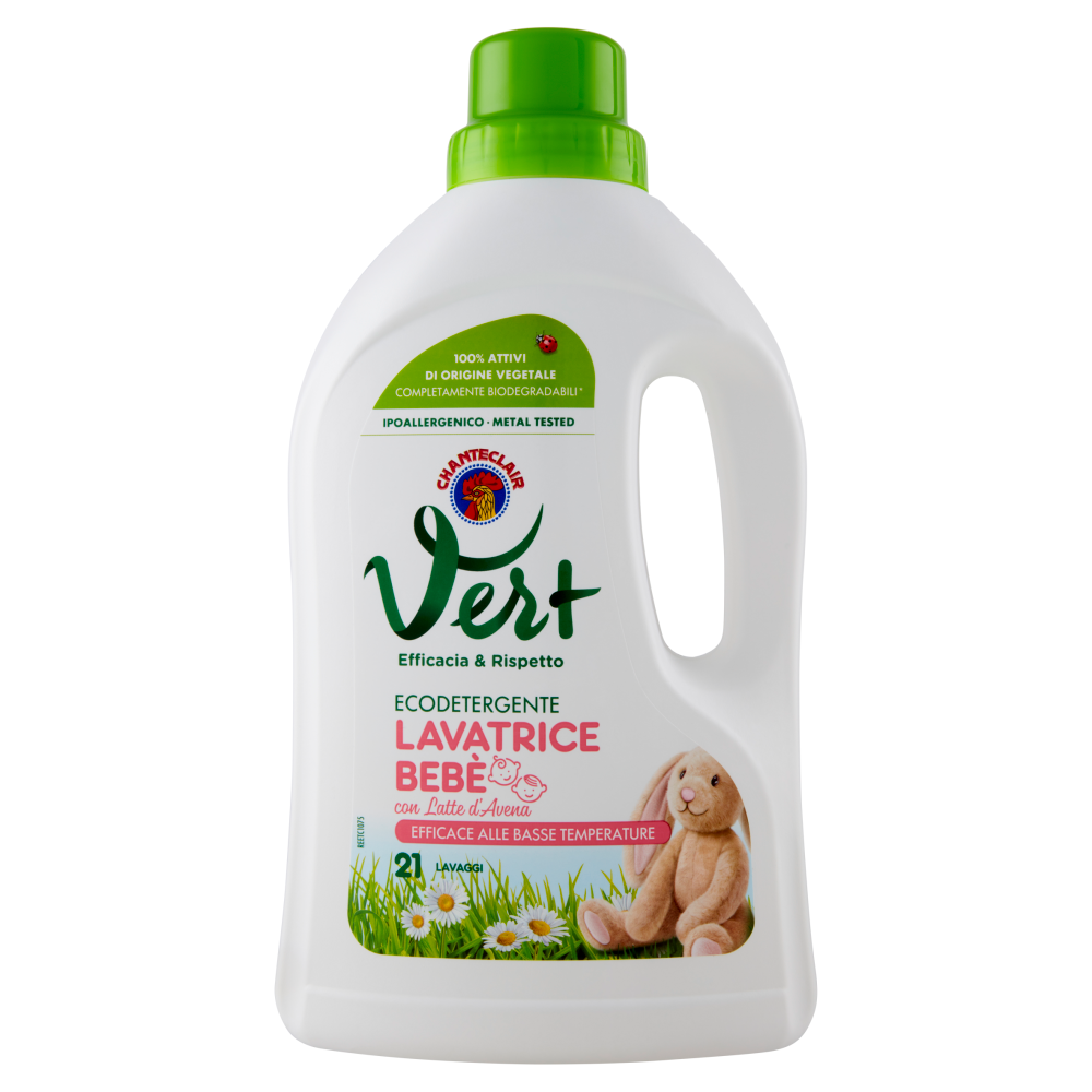 Vert di Chanteclair Lavatrice Bebè con Latte d'Avena 1071 ml | Carrefour