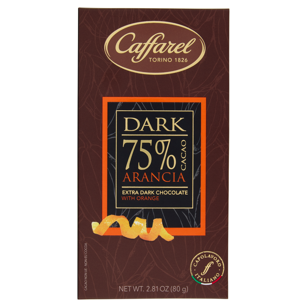 Caffarel Dark Tavoletta Cioccolato fondente 75% Arancia 80 g | Carrefour