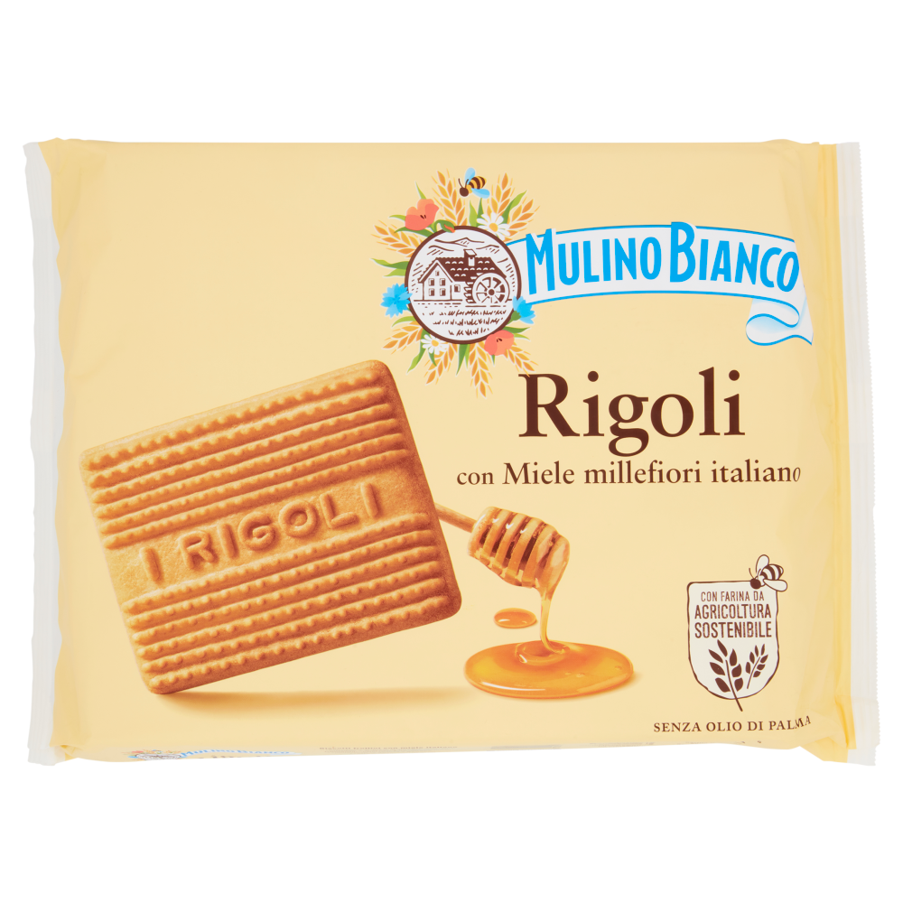 Mulino Bianco Rigoli Biscotti con Miele Millefiori Italiano 800g ...