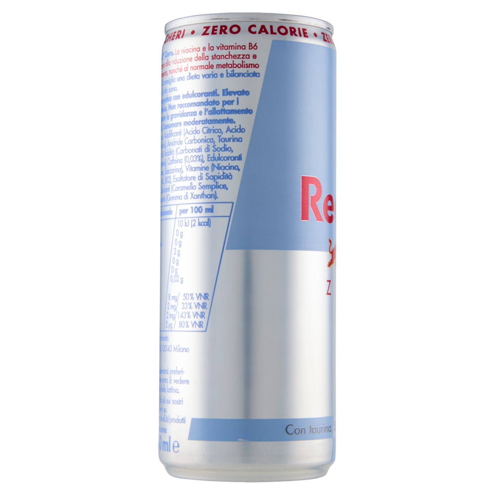 Red Bull Energy Drink, Zero Calorie, 250 ml | Carrefour