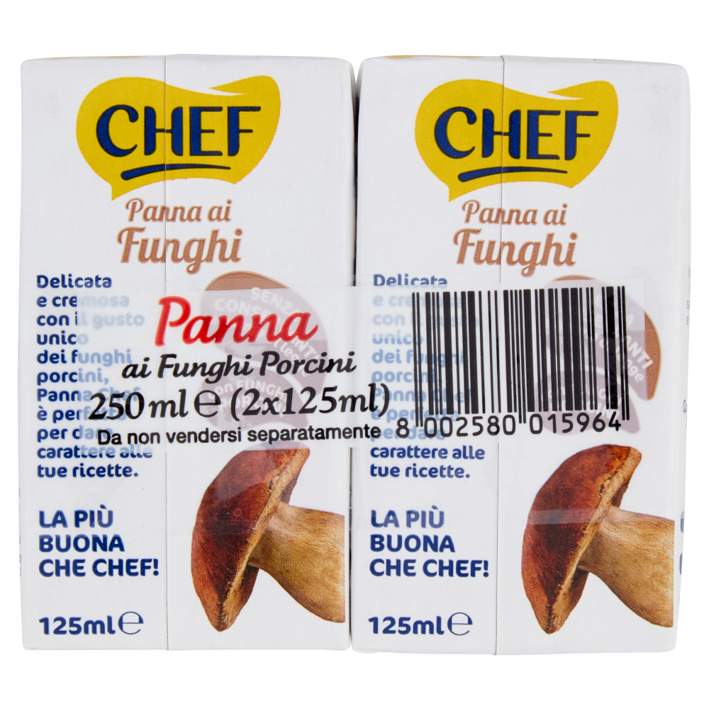 Chef Panna ai Funghi 2 x 125 ml | Carrefour