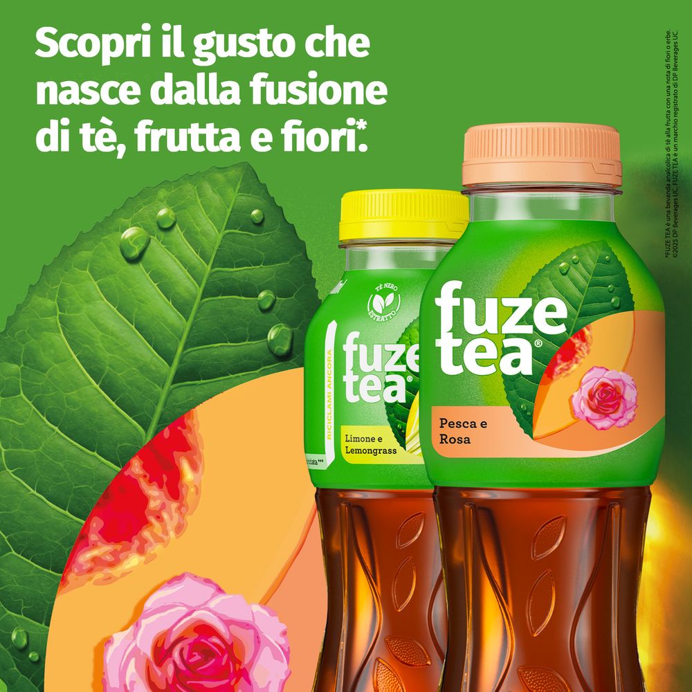 Fuze Tea, Tè Alla Pesca E Rosa 400ml | Carrefour