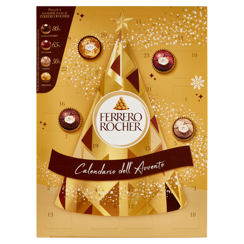 Ferrero Rocher Calendario dell'Avvento 24 pezzi 300 g | Carrefour