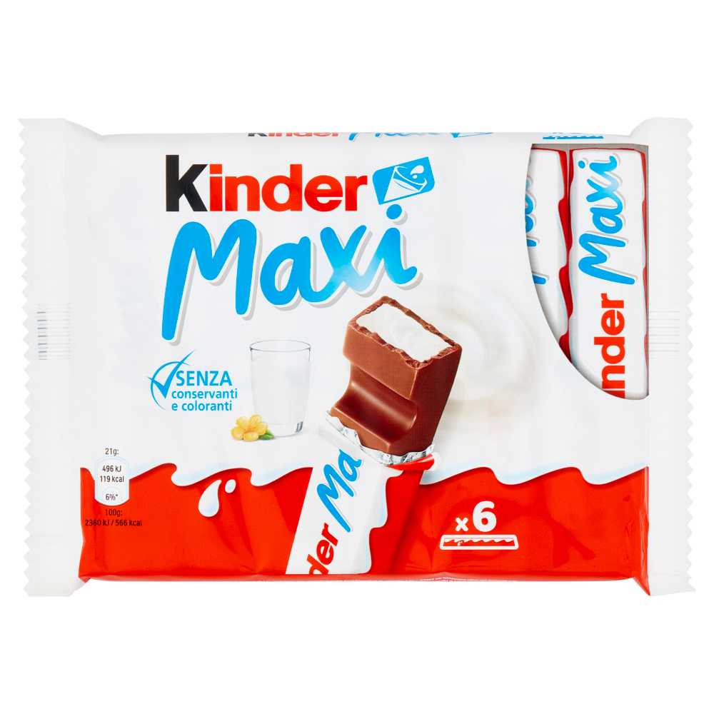 Kinder maxi 6 x 21 g | Carrefour