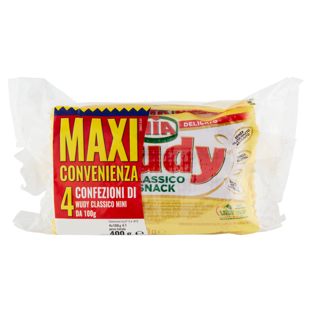 Aia Wudy Classico Snack 4 x 100 g | Carrefour