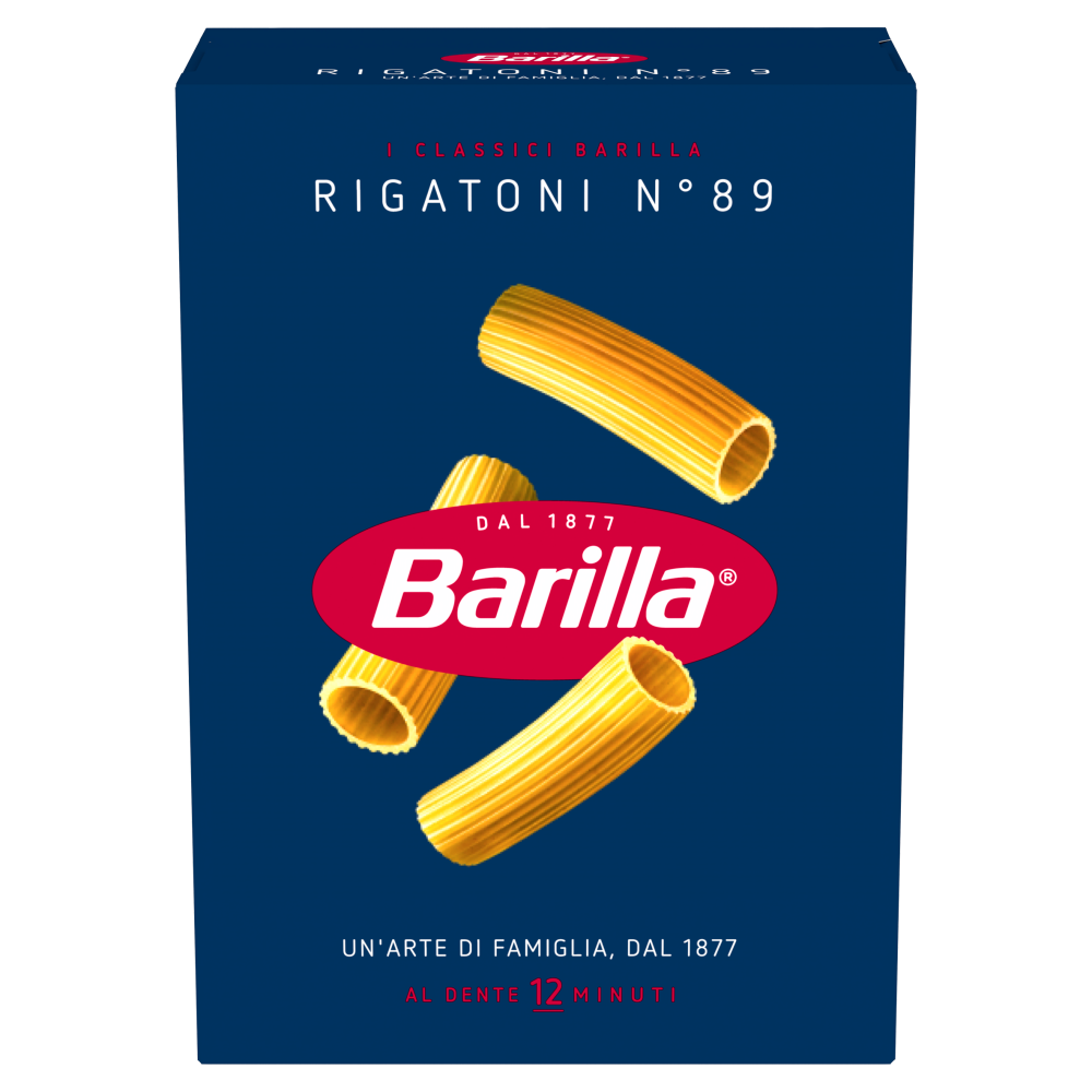 Barilla Pasta Rigatoni n.89 100% Grano Italiano 500g | Carrefour