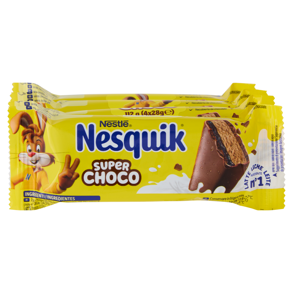 NESQUIK Super Choco 4 x 28 g | Carrefour