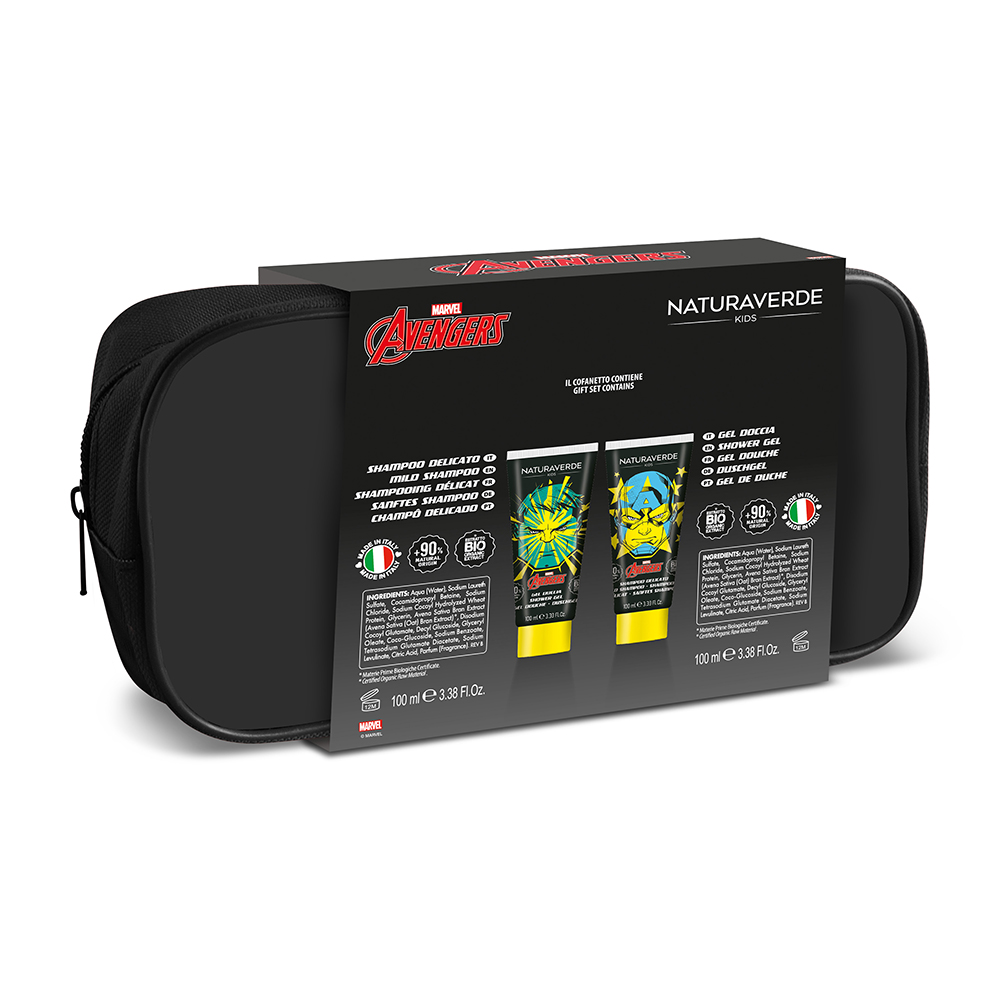 AVENGERS BEAUTYCASE GIFTSET 2025 (Shampoo 100 ml+Geldoccia 100 ml+Beautycase) | Carrefour