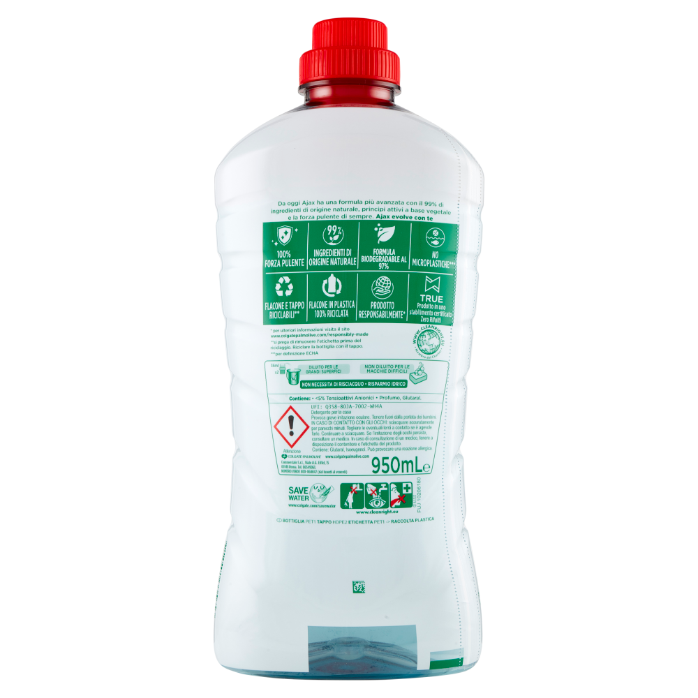 Ajax detersivo pavimenti Classico igiene e freschezza 950 ml | Carrefour