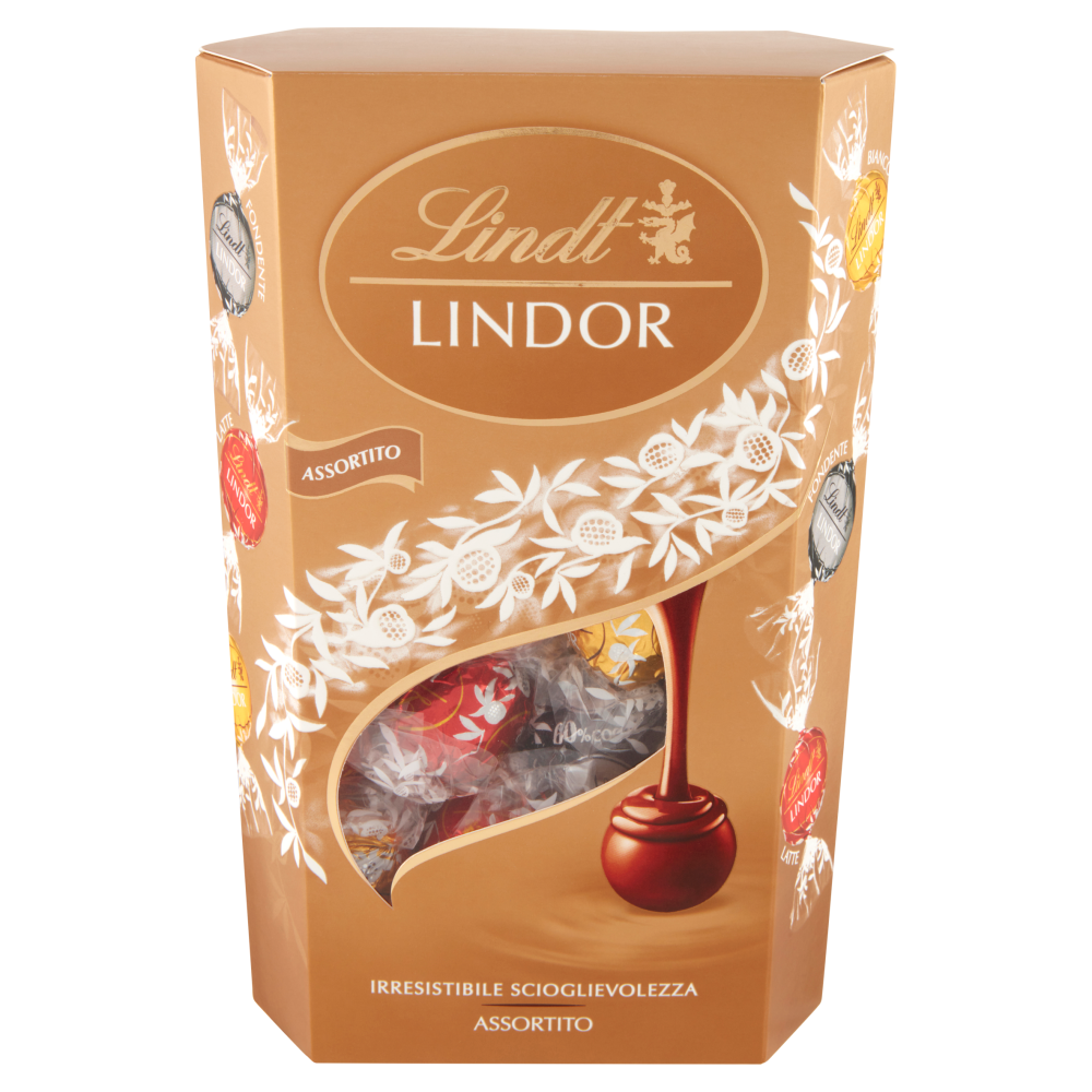 Lindt Cioccolatini Lindor Cioccolatini assortiti Scatola 337 g | Carrefour
