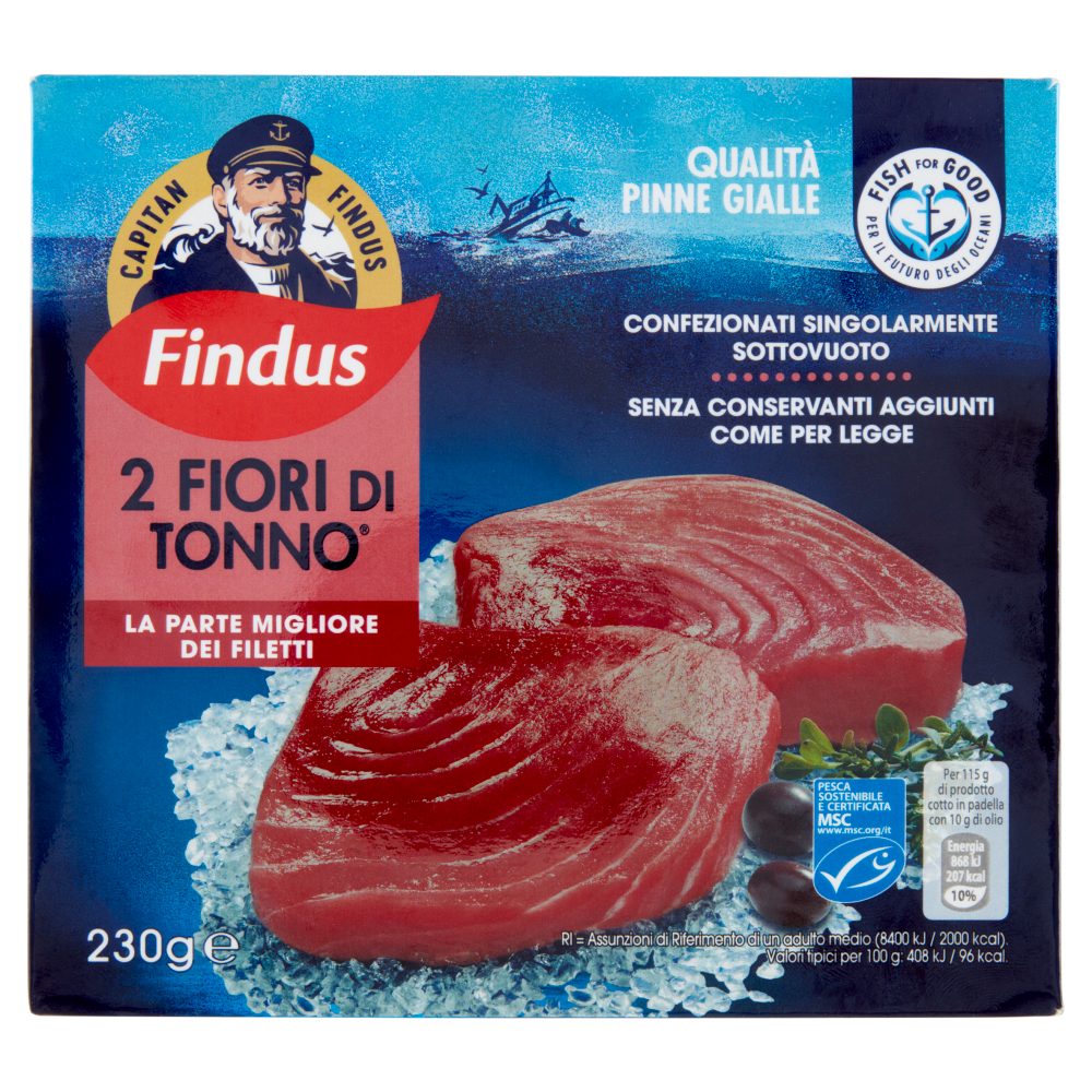 Capitan Findus 2 Fiori di Tonno 230 g | Carrefour