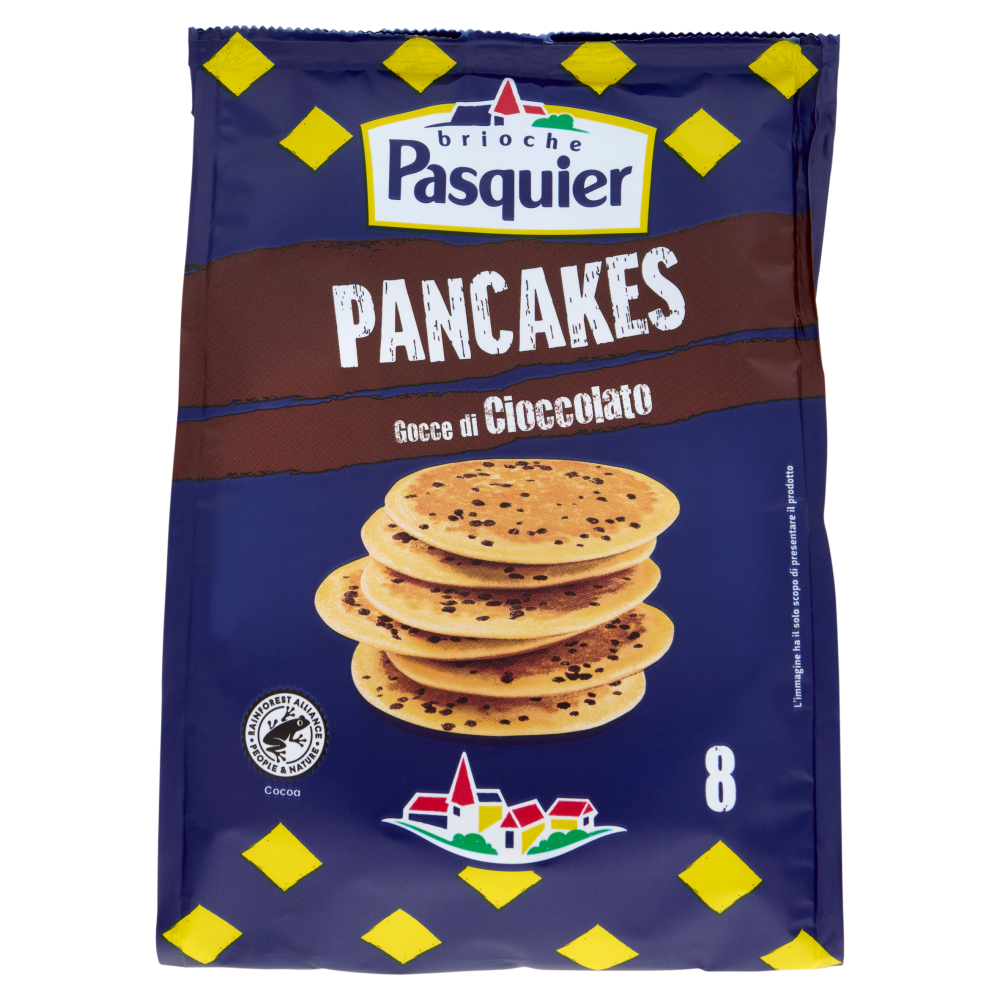 Brioche Pasquier Pancakes con gocce di Cioccolato 8 x 35 g | Carrefour
