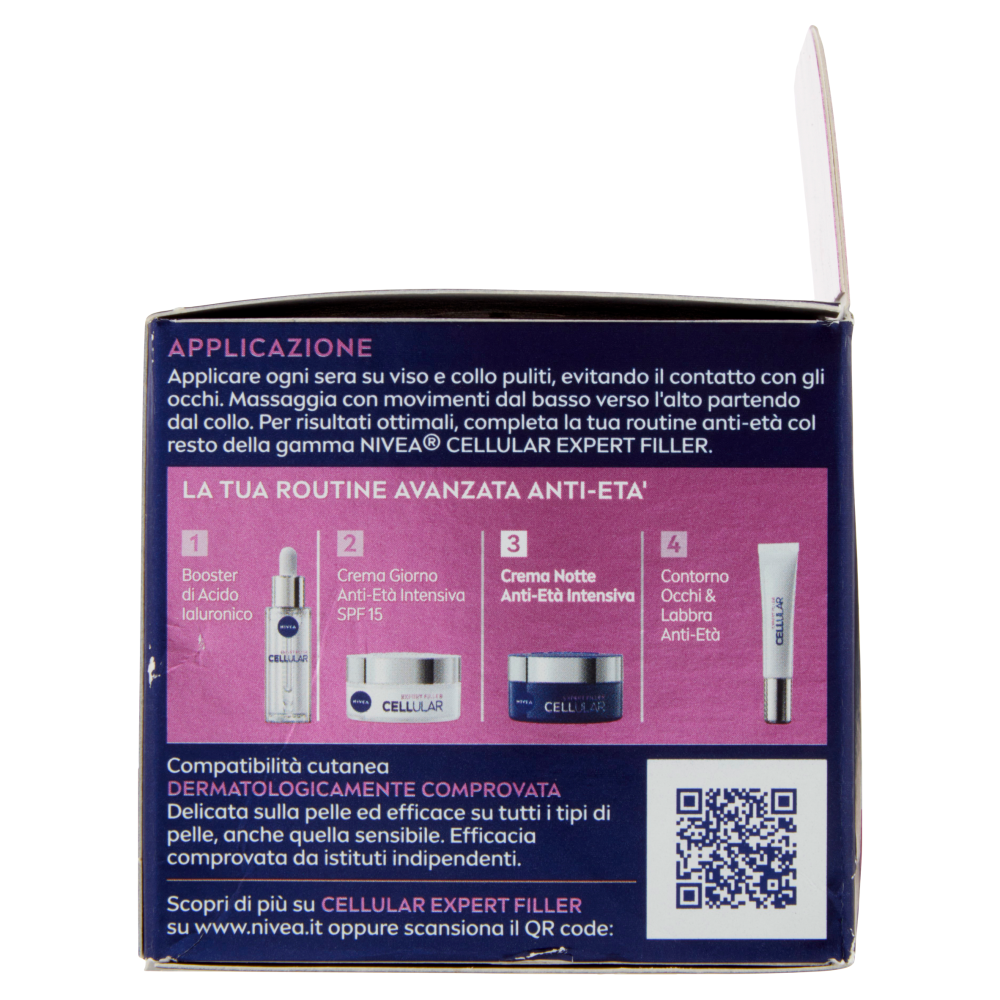 Nivea Cellular Expert Filler Crema Notte Anti-Età Intensiva 50 ml ...