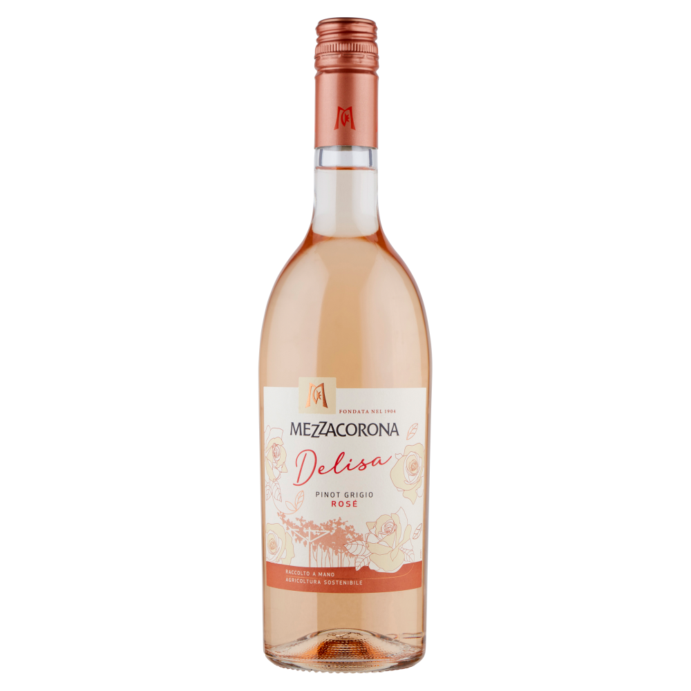 Mezzacorona Delisa Pinot Grigio Rosé Vigneti delle Dolomiti IGT 75 cl ...