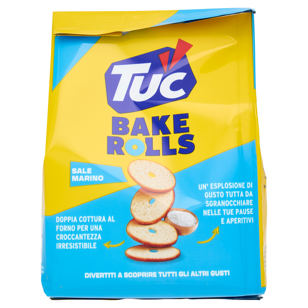 Tuc Bake Rolls, Chips di Pane Sottile e Croccante gusto sale 150 g | Carrefour