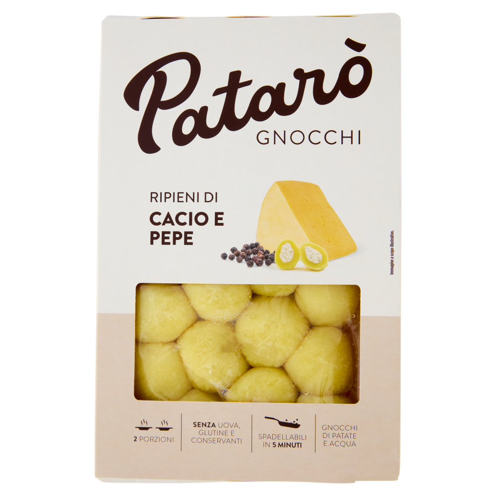 Patarò Gnocchi Ripieni di Cacio e Pepe 400 g | Carrefour