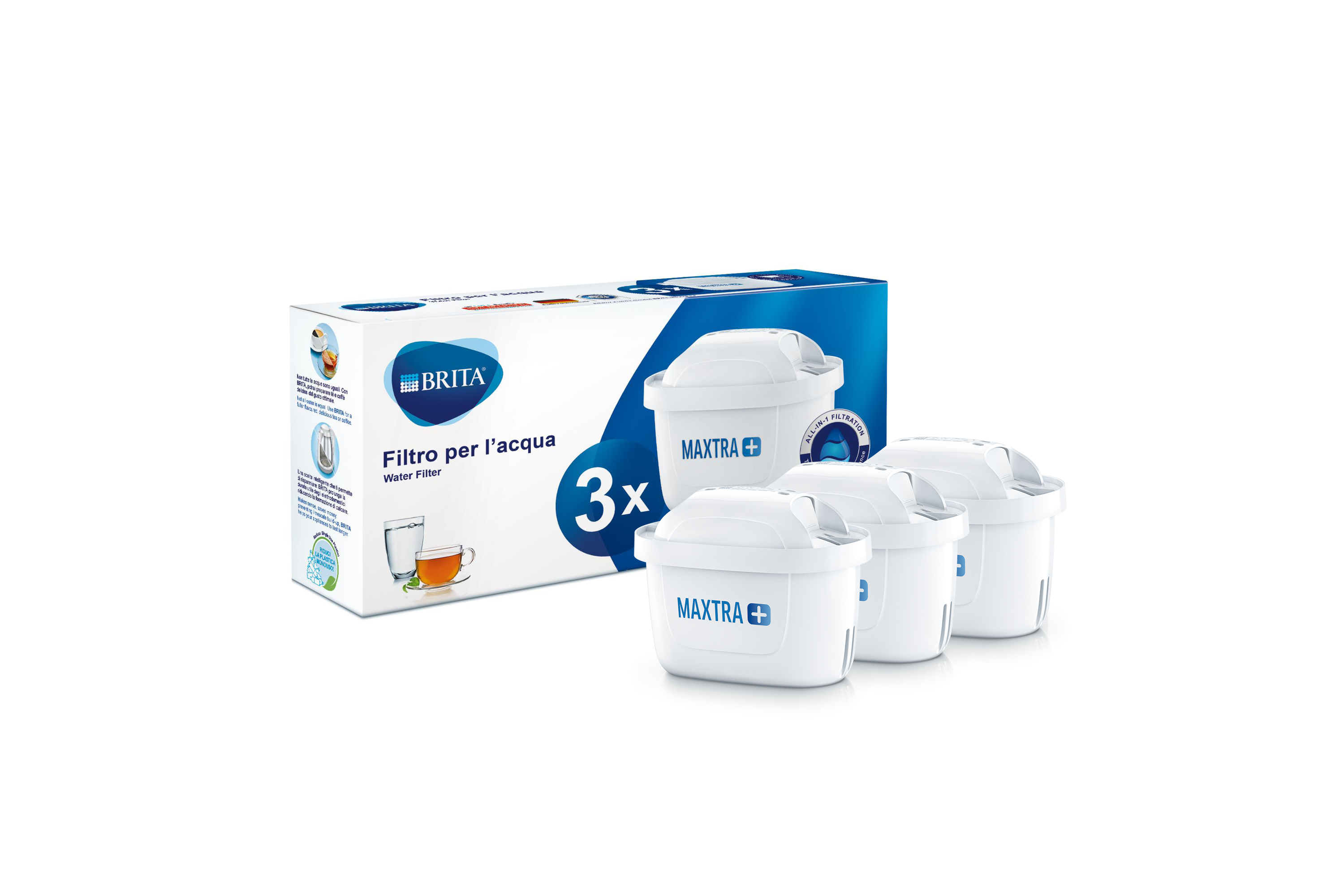 Brita Filtri per acqua MAXTRA+ Pack 3 - per 3 mesi di filtrazione ...