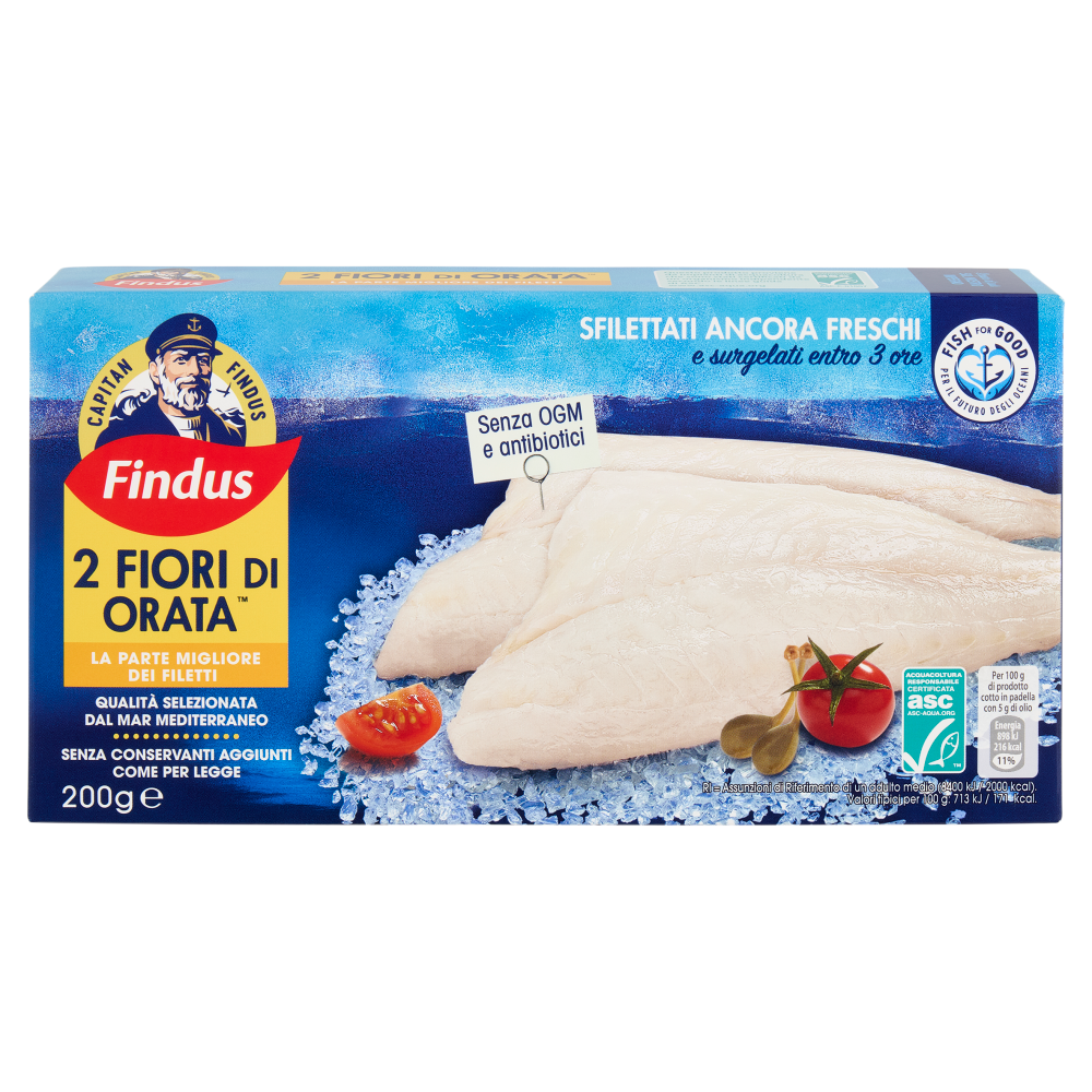 Capitan Findus 2 Fiori di Orata 200 g | Carrefour