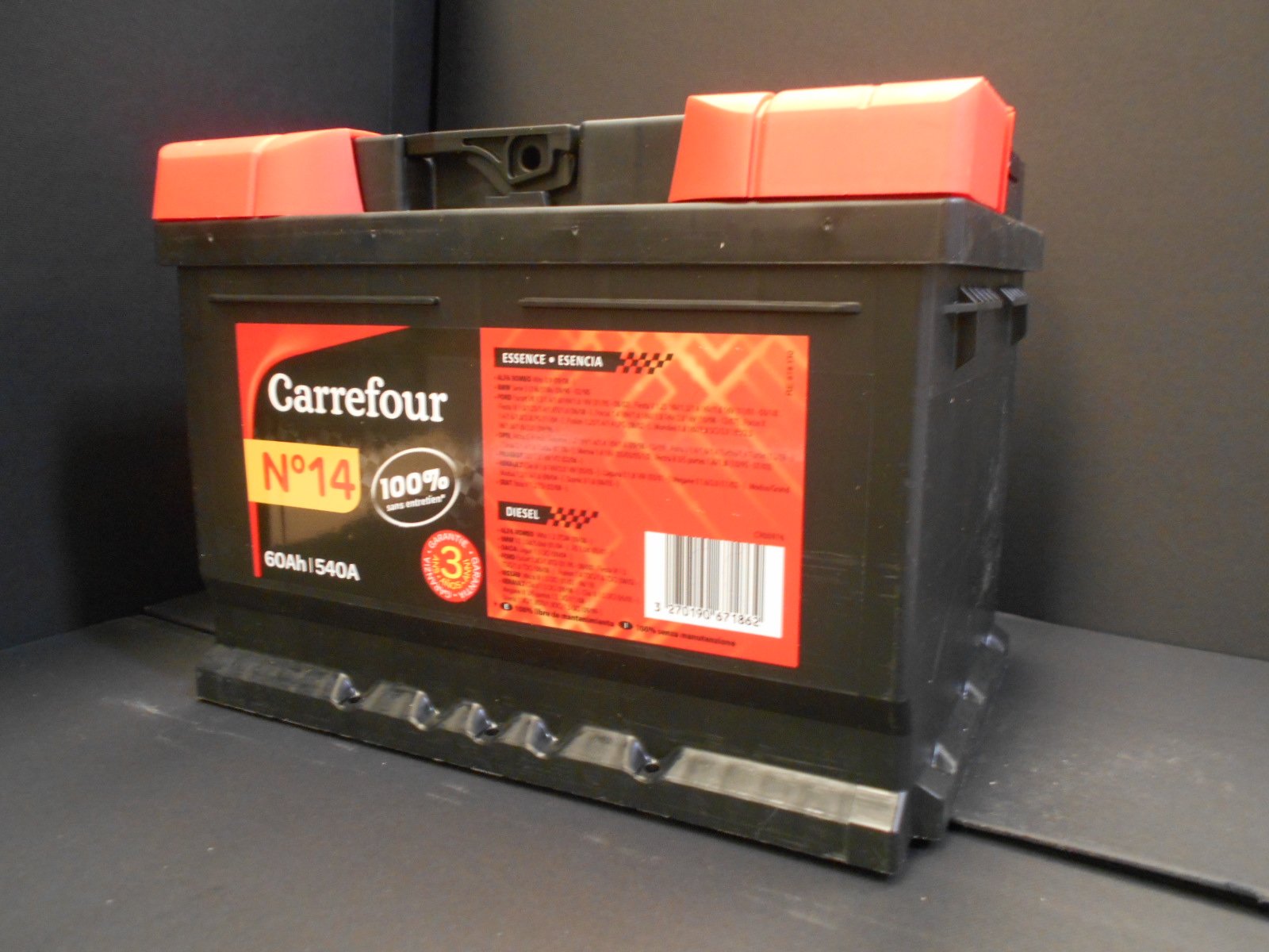 Carrefour Batteria CRF 60AH 540A DX N14 | Carrefour