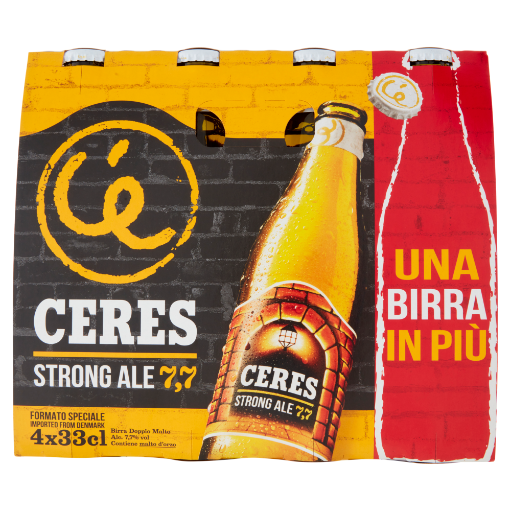 Ceres Strong Ale 7,7 4 x 33 cl | Carrefour