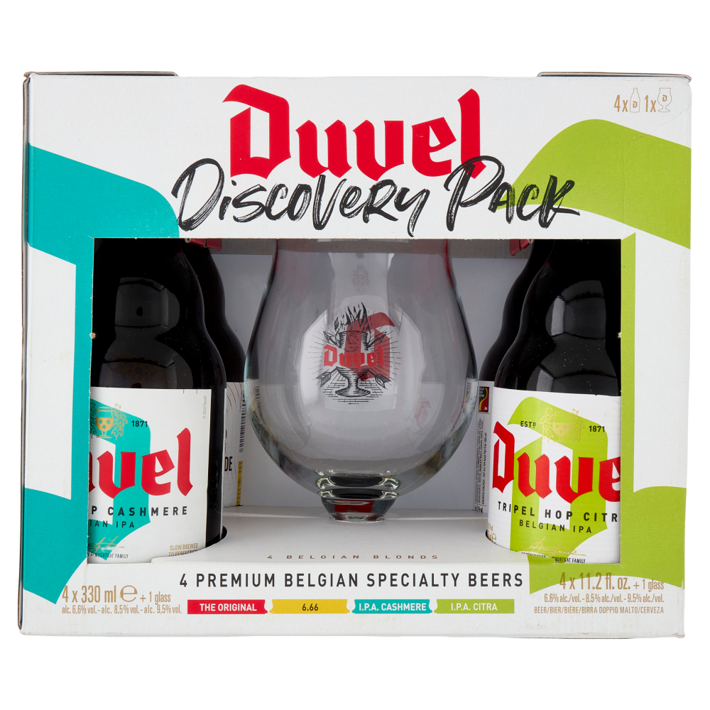 Duvel Discovery Pack the Original 330ml+6.66 330ml+I.P.A. Cashmere ...