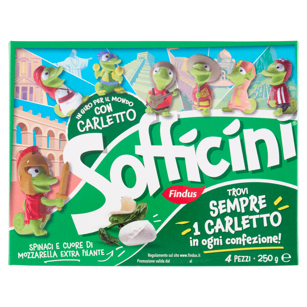 Sofficini Findus 4 Sofficini Spinaci Più Mozzarella 250 g | Carrefour