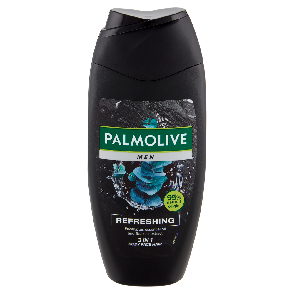 Palmolive bagnoschiuma Men Refreshing 3 in 1 con oli essenziali 220 ml ...