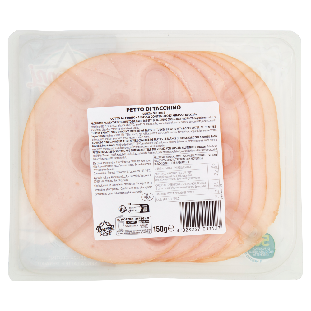 Negroni Petto di Tacchino 150 g | Carrefour