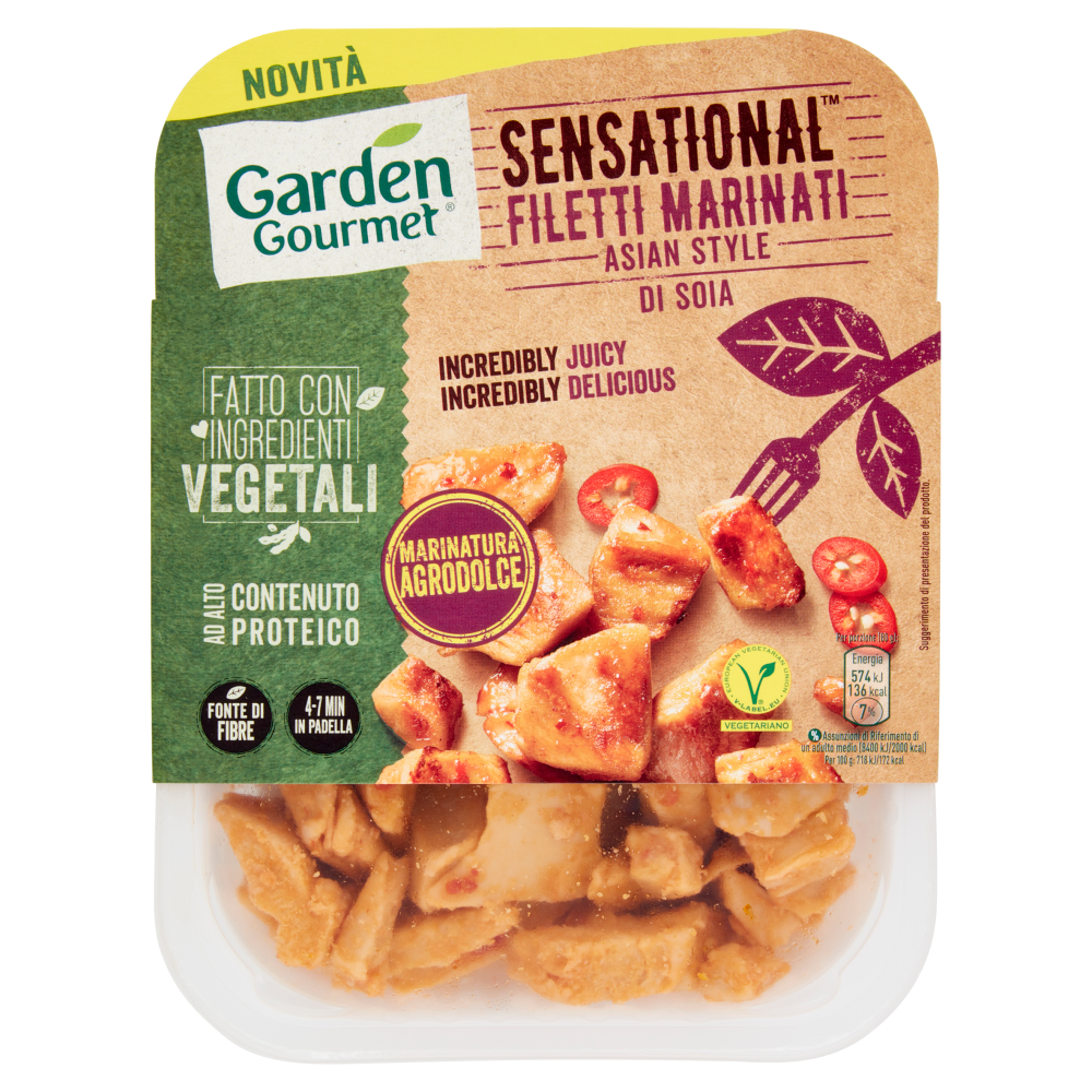 GARDEN GOURMET Sensational Filetti Marinati Asian Style Vegetariani ...