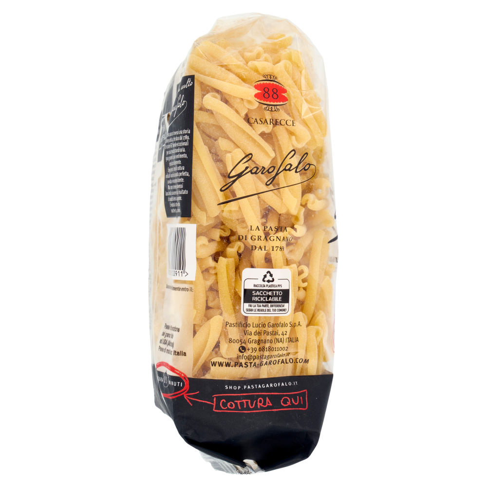 Garofalo Casarecce 88 Pasta di Gragnano IGP 500 g | Carrefour