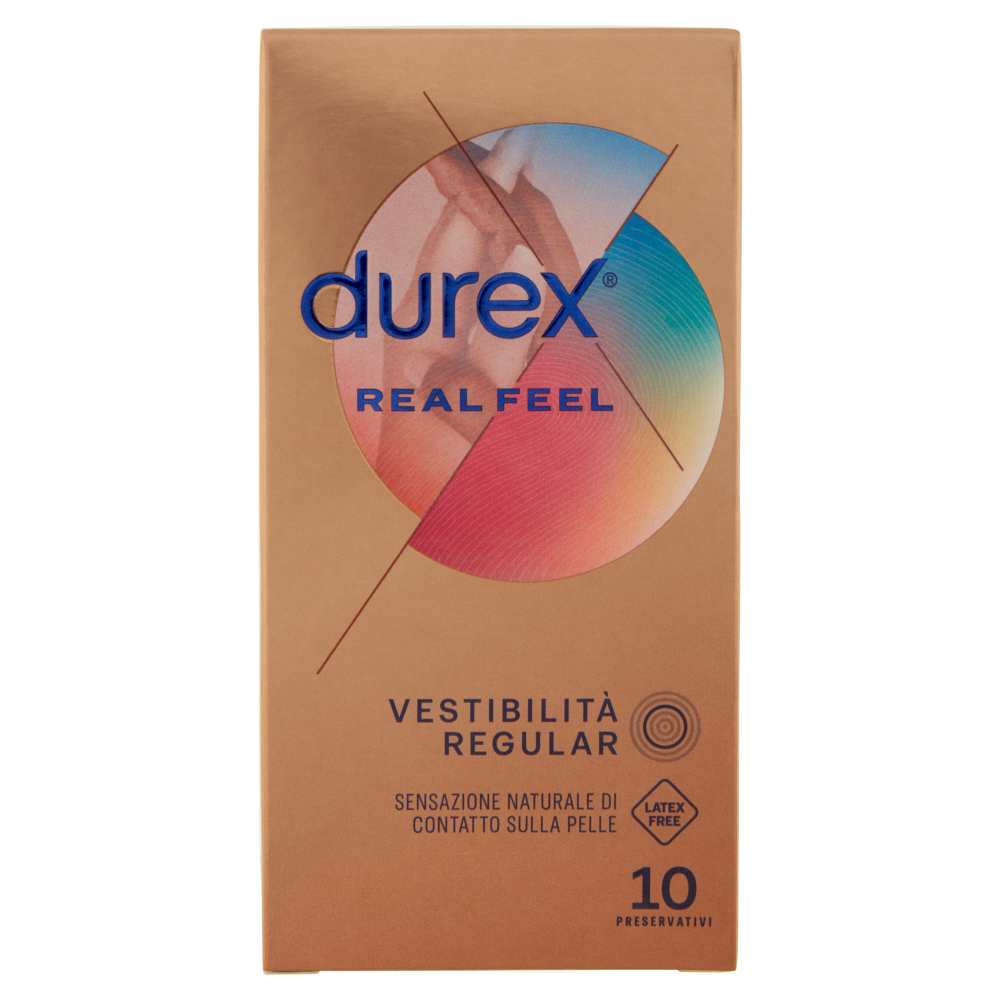Durex Preservativi Real Feel Senza Lattice, 10 Profilattici | Carrefour