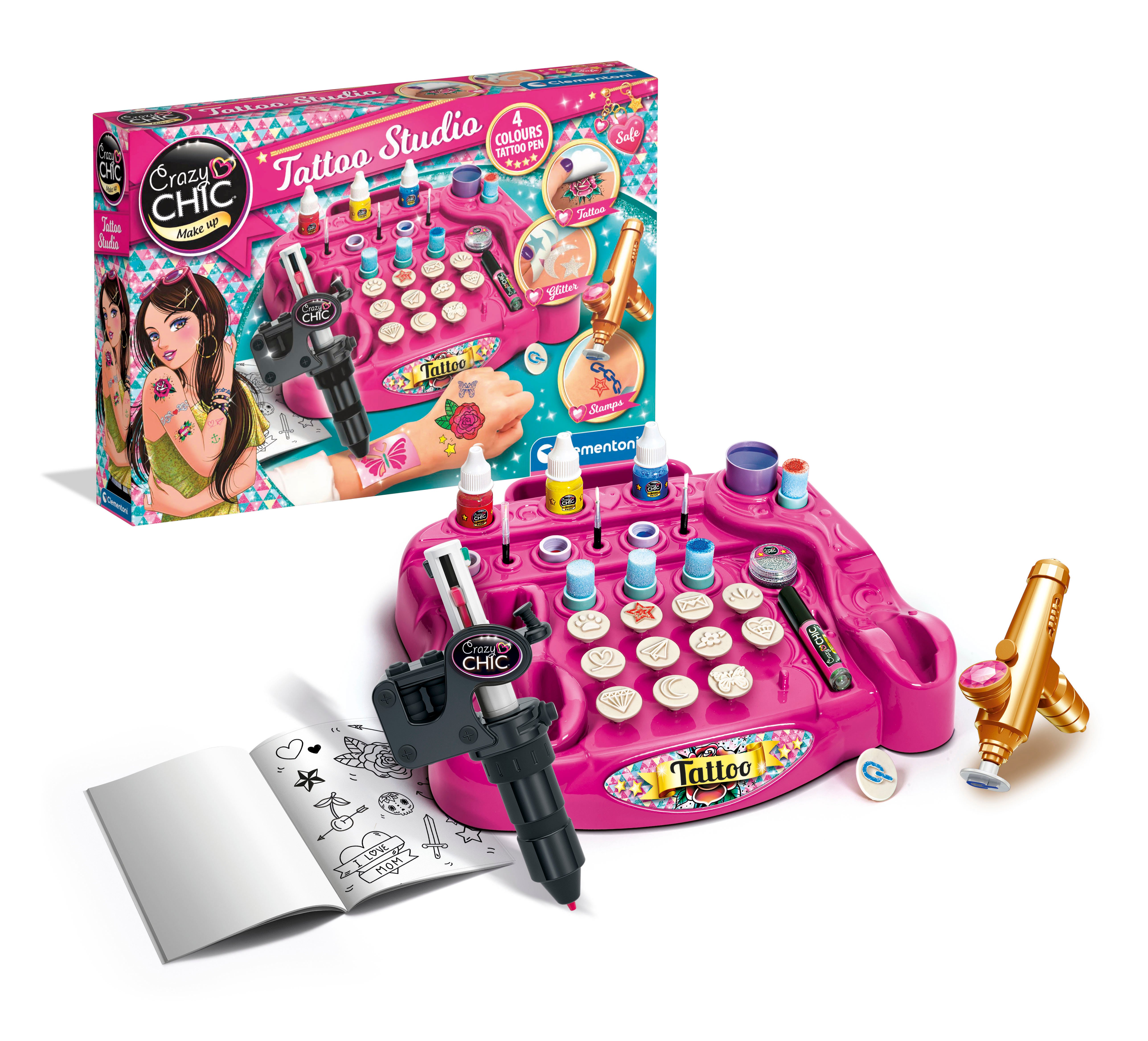 Clementoni Crazy Chic Tattoo Studio | Carrefour